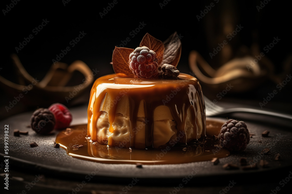 Decadent Vanilla Dessert: Moody and Indulgent | Fine Dining at a Fancy ...