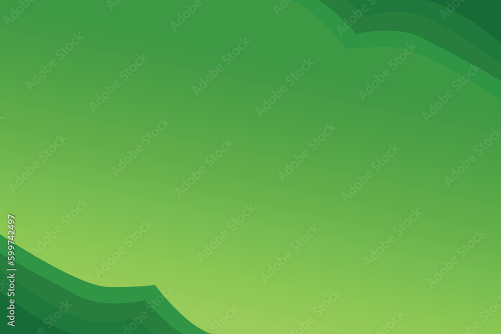 Abstract green gradient background in a flat design style. Abstract ...