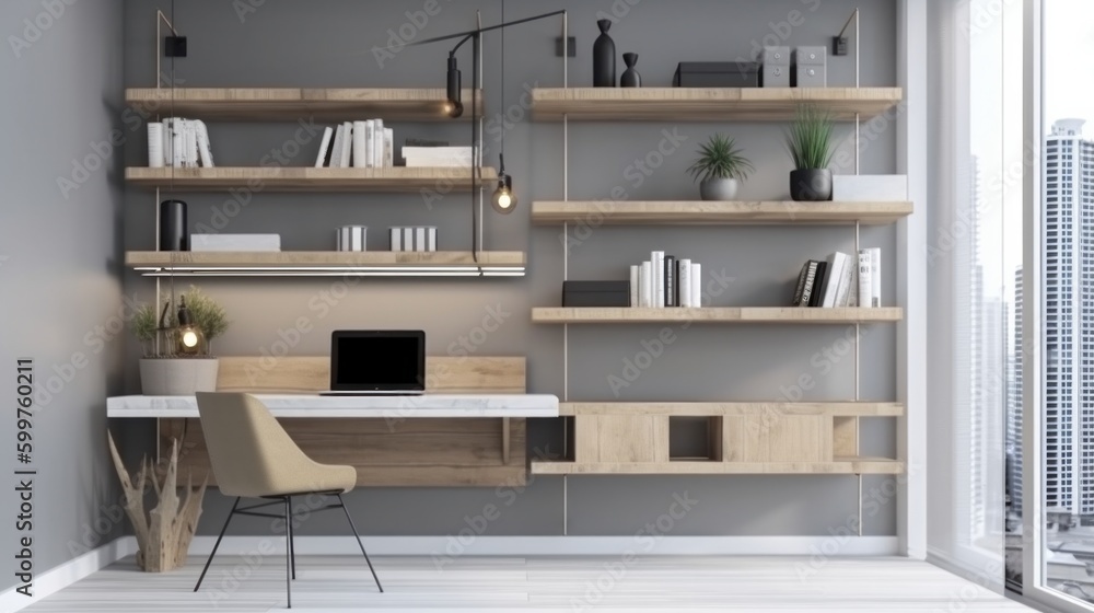 home interior design white and clean minimal study room sofa clear ...