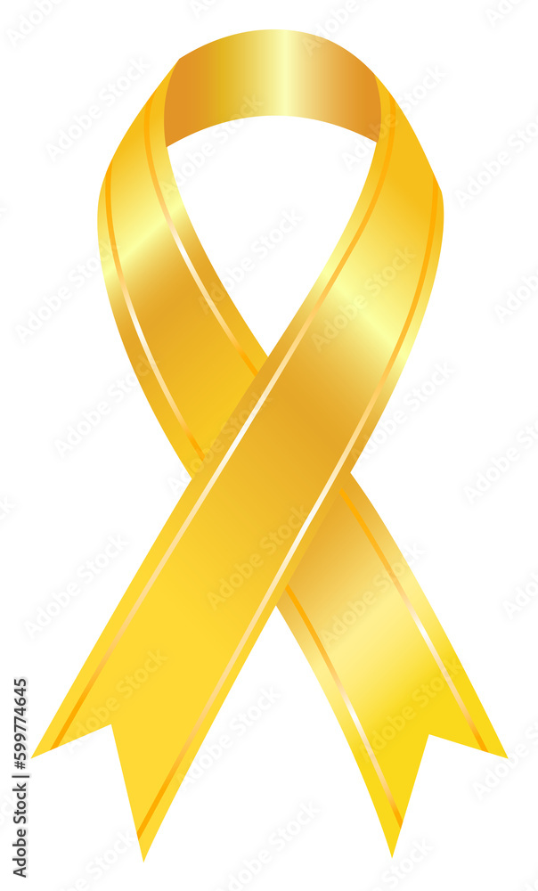 The yellow awareness ribbon can represent to show support for our ...