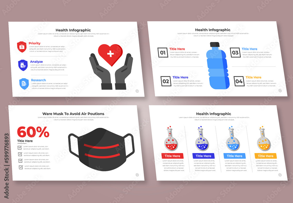 Health and Medical Infographic Presentation Template Stock Template ...