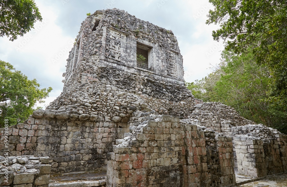 The Mayan Ruins of Chicanna in Campeche, Mexico, Best Known for its ...