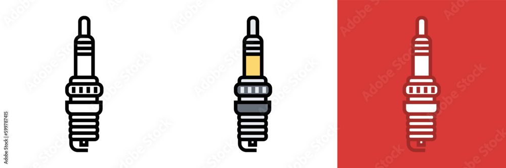Spark Plug Icon, the spark plug icon is commonly used in automotive ...