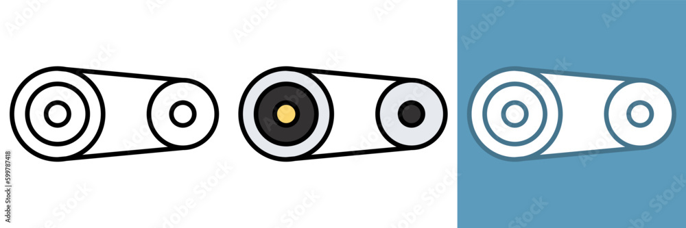 Pulley Icon, the pulley icon is commonly used to represent the function ...