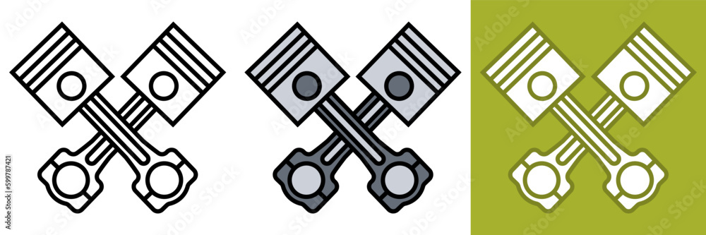 Piston Icon, the piston icon is commonly used in automotive ...