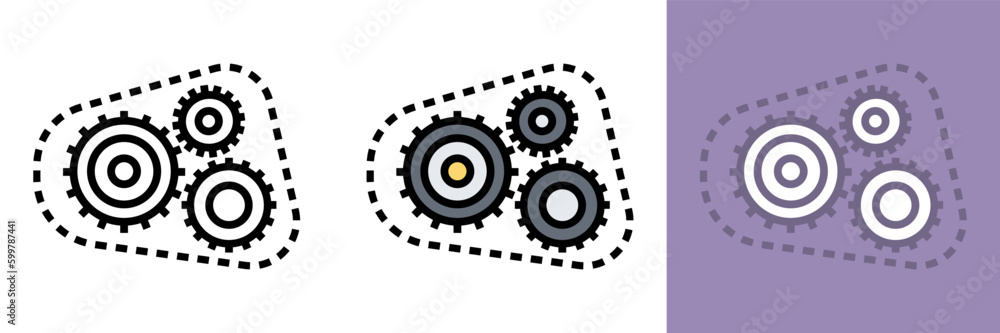 Timing Chain Assembly Icon, The timing chain assembly is a critical ...