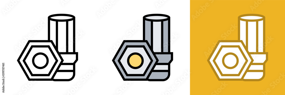 Wheel Nut Icon, this icon represents the wheel nut and its importance ...