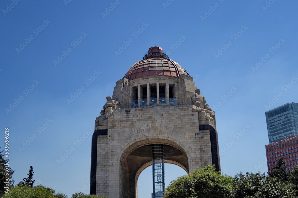 Le monument à la Révolution (Monumento à la Revolución) commémoratif de ...