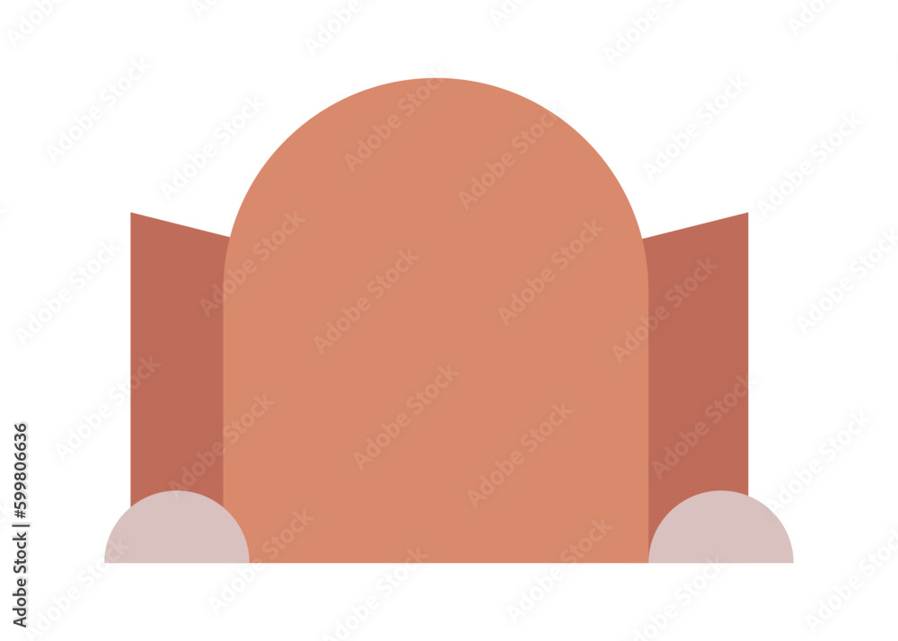 geometric shapes wedding sticker backdrop background Stock Vector ...