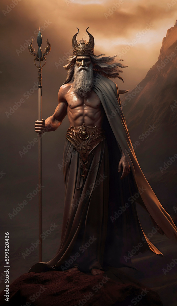 The concept of the symbolism of the planets in Astrology. God of ...