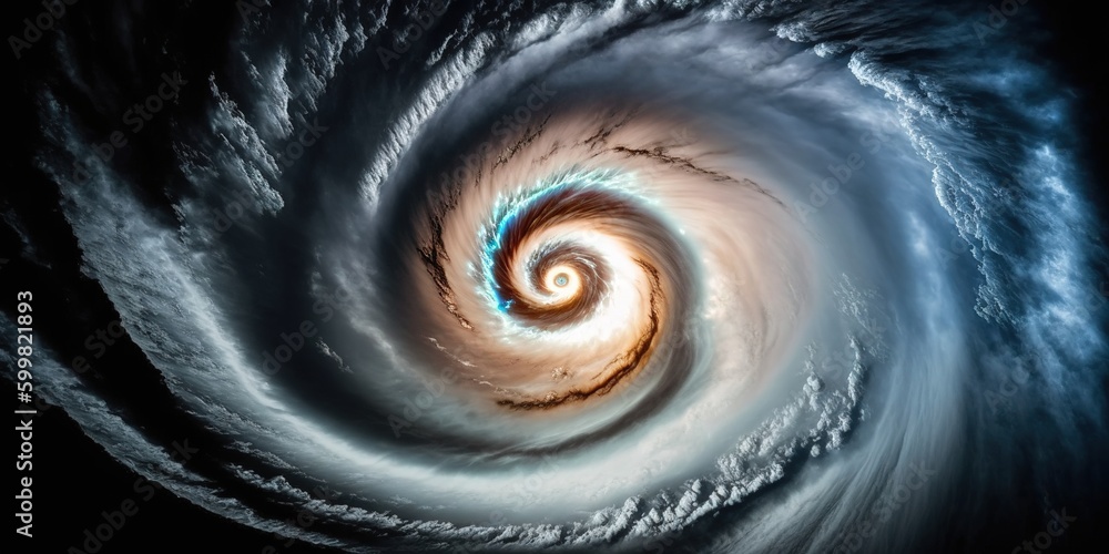 An interplanetary hurricane. the cyclone in the atmosphere. nasa ...