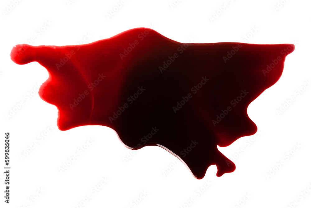 Blood. Drops and splashes of blood. Stock Photo | Adobe Stock