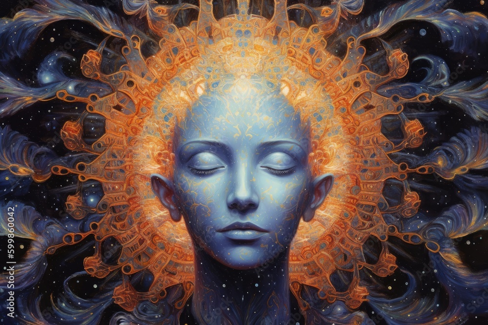 Ascension de l'âme - Une représentation artistique de l'élévation de l ...