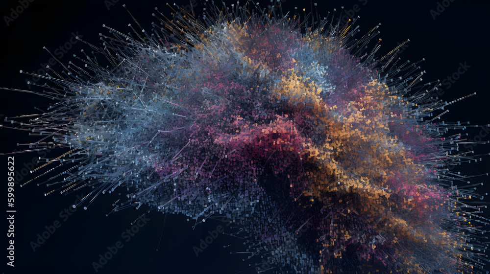 Experience the wonder of AI with this breathtaking image of a machine ...