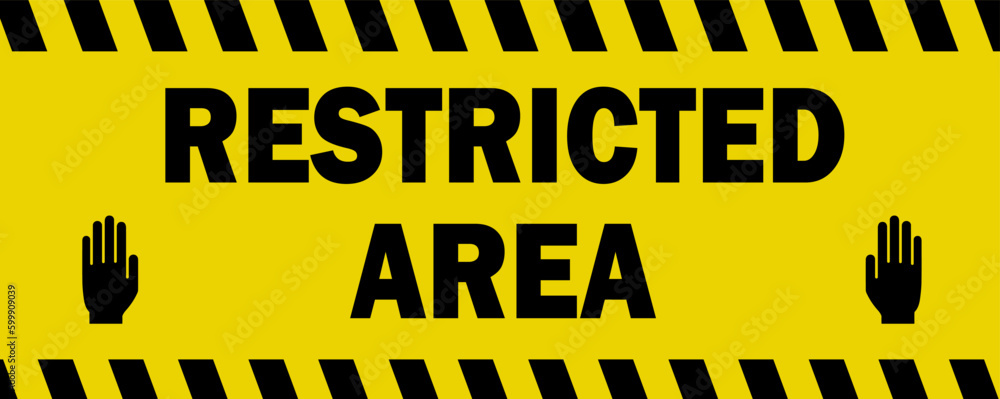 private property sign, restricted area, authorised personnel only ...