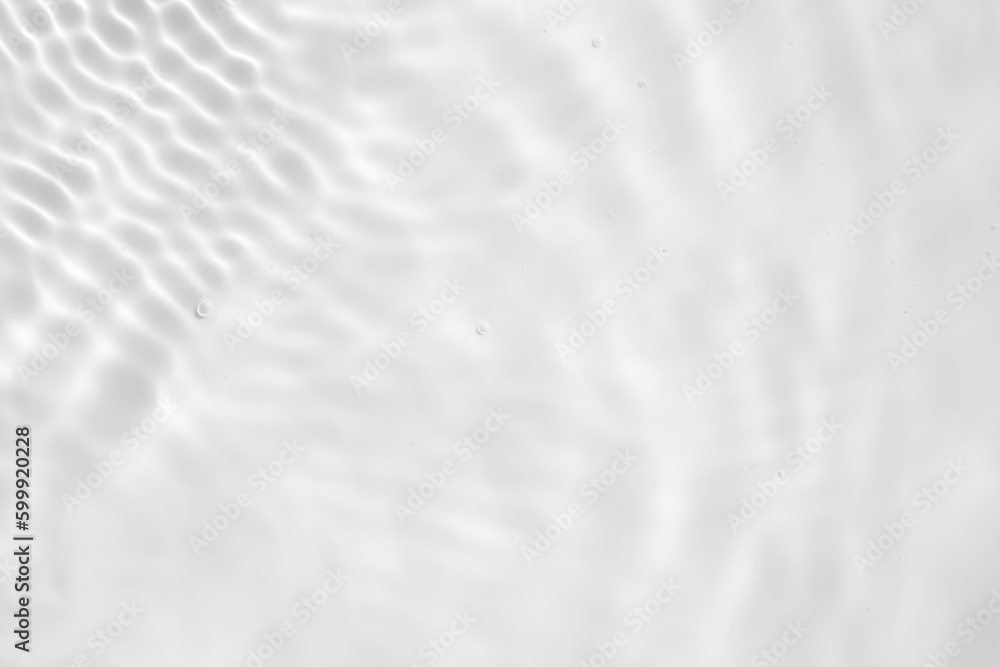 Abstract white transparent water shadow surface texture natural ripple ...