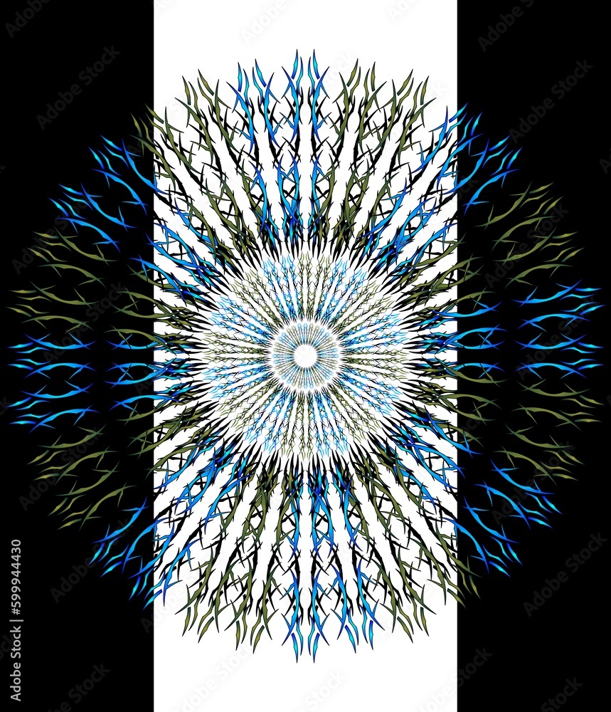 ภาพประกอบสต็อก decorative balanced symmetric graphic design . designed ...