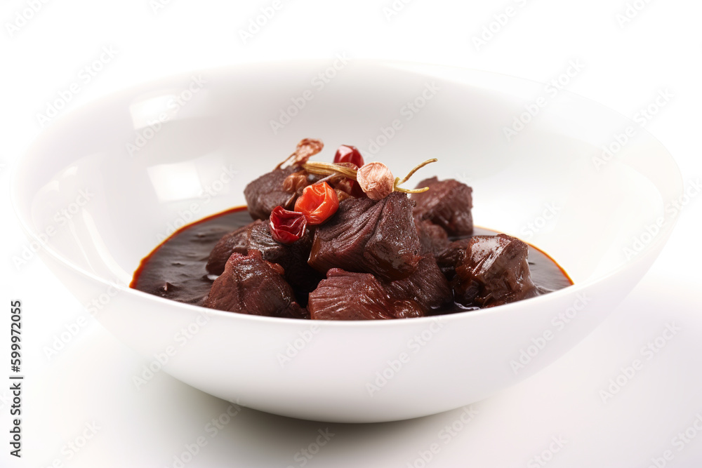 Pork Dinuguan is a classic Filipino stew made of diced pork, pork blood ...
