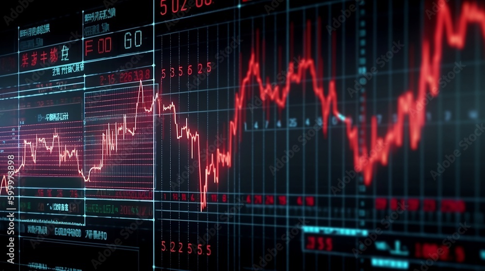 Stock market showing growth, forecast changes from negative to positive ...