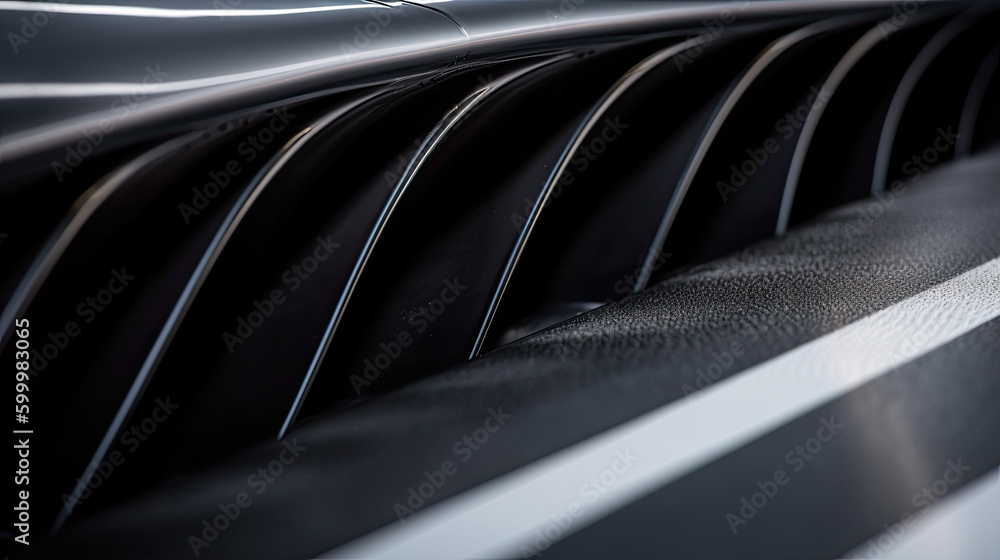 Black Carbon Aerodynamic Tuning Parts Cfrp Structure Generative Ai Stock Illustration Adobe Stock