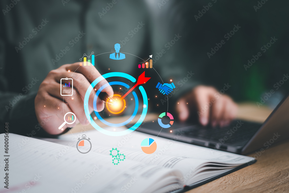 Foto de Target icon planning development leadership customer target ...