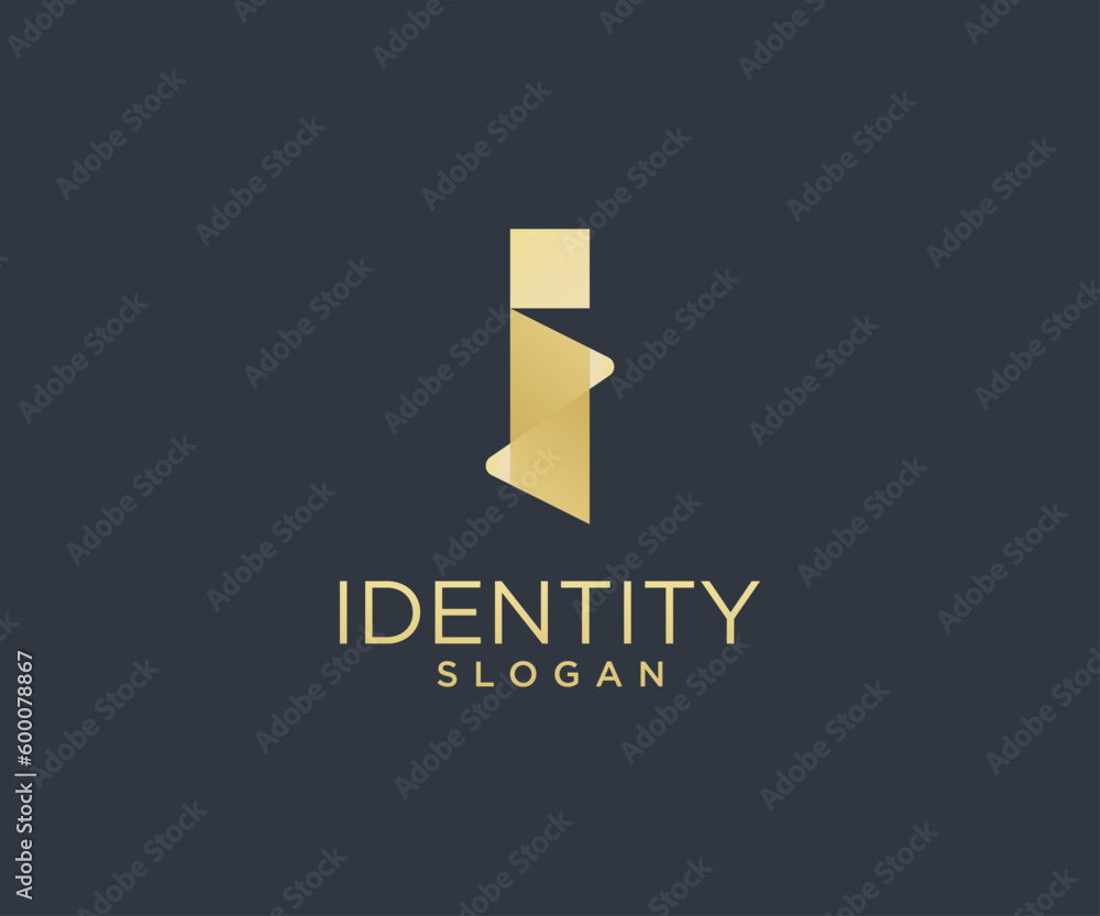 Letter I logo design for various types of businesses and company ...