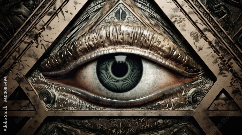 photo Sign Illuminati. freemasonry. The masonic square. AI Generated Stock Photo | Adobe Stock