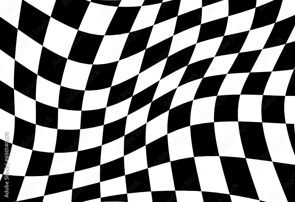 abstract checkerboard wave pattern background Stock Illustration ...