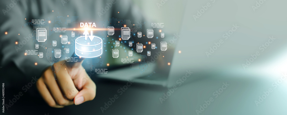 Database management cloud computing or data center cyber security file document transfer or ...