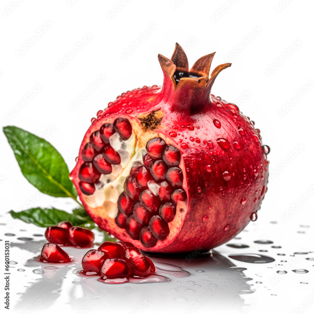 Pomegranate photograph, in white background, pexels contest winner ...