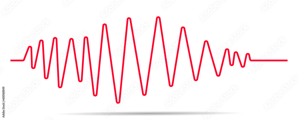 Heartbeat rhythm symbol.world heart health day.pulse tracking. EKG and ...