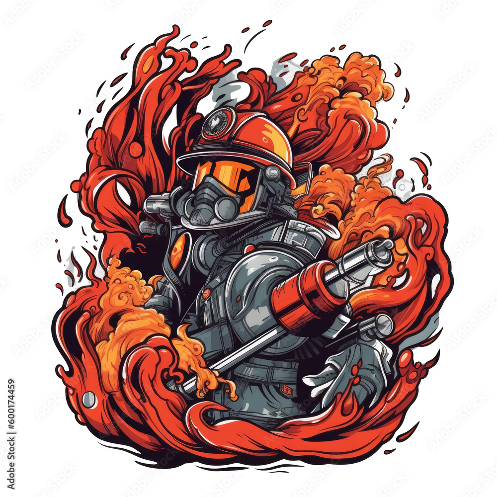 For this T-shirt design, create an abstract interpretation of ...