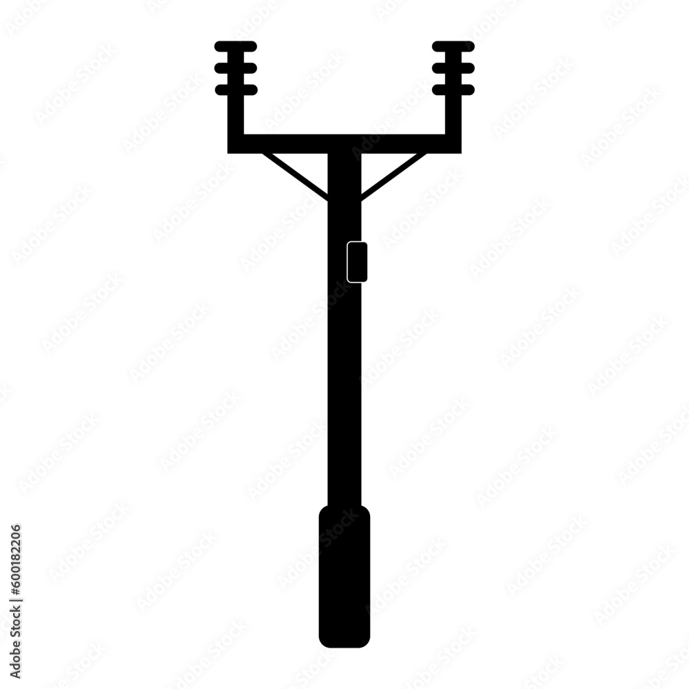 power pole logo vector Stock Vector | Adobe Stock