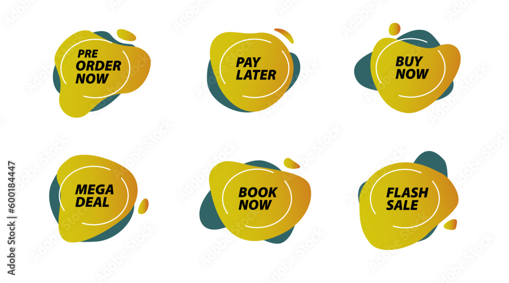shop now pay later button illustration. order now button. beautiful ...