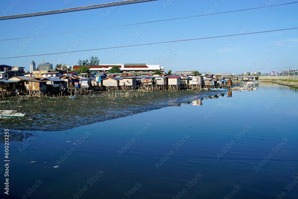 slum in cebu city on the philippine islands Stock Photo | Adobe Stock