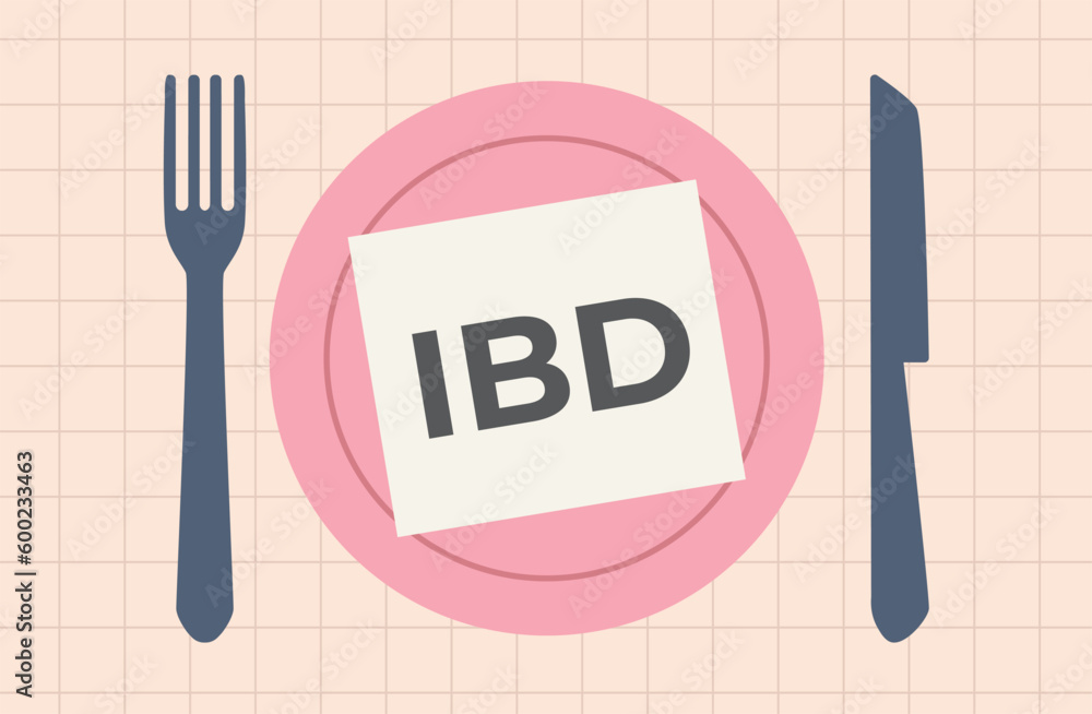IBD (Inflammatory Bowel Disease) written on the sheet of paper on ...