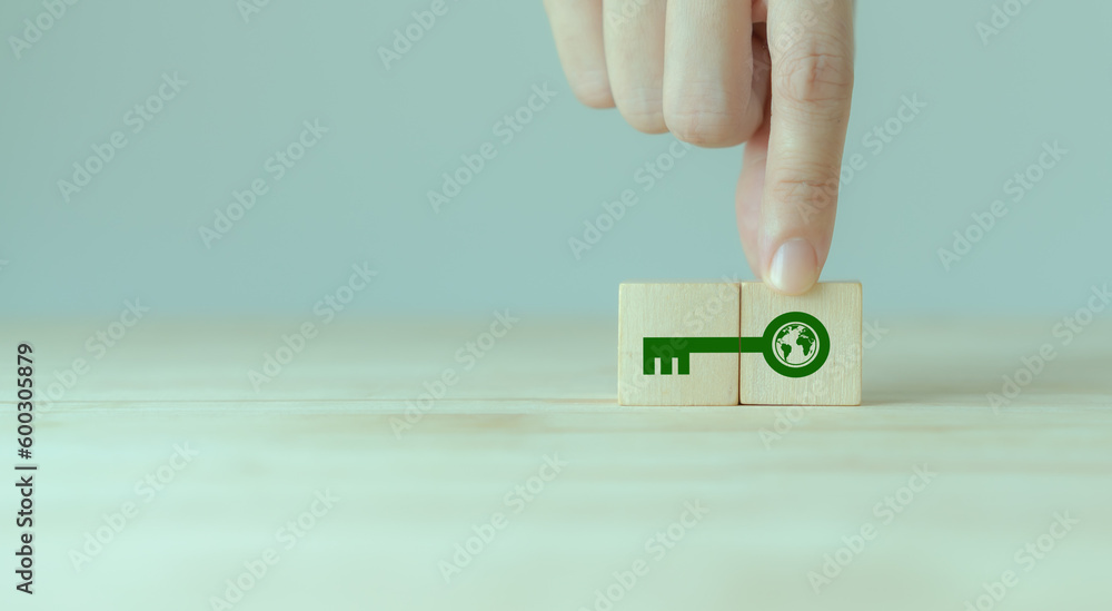 Environmental problem solving concept. Key success factors of ECO and ...