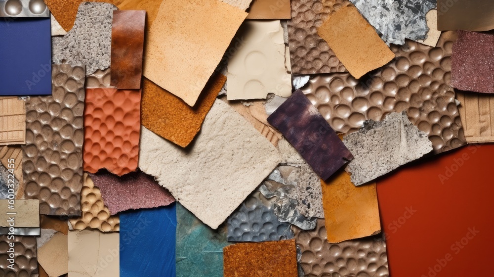 Photorealistic background with a combination with differently coloured ...