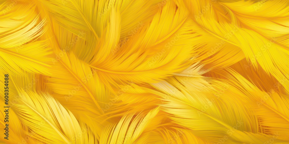yellow feather texture seamless pattern texture background. Stock ...