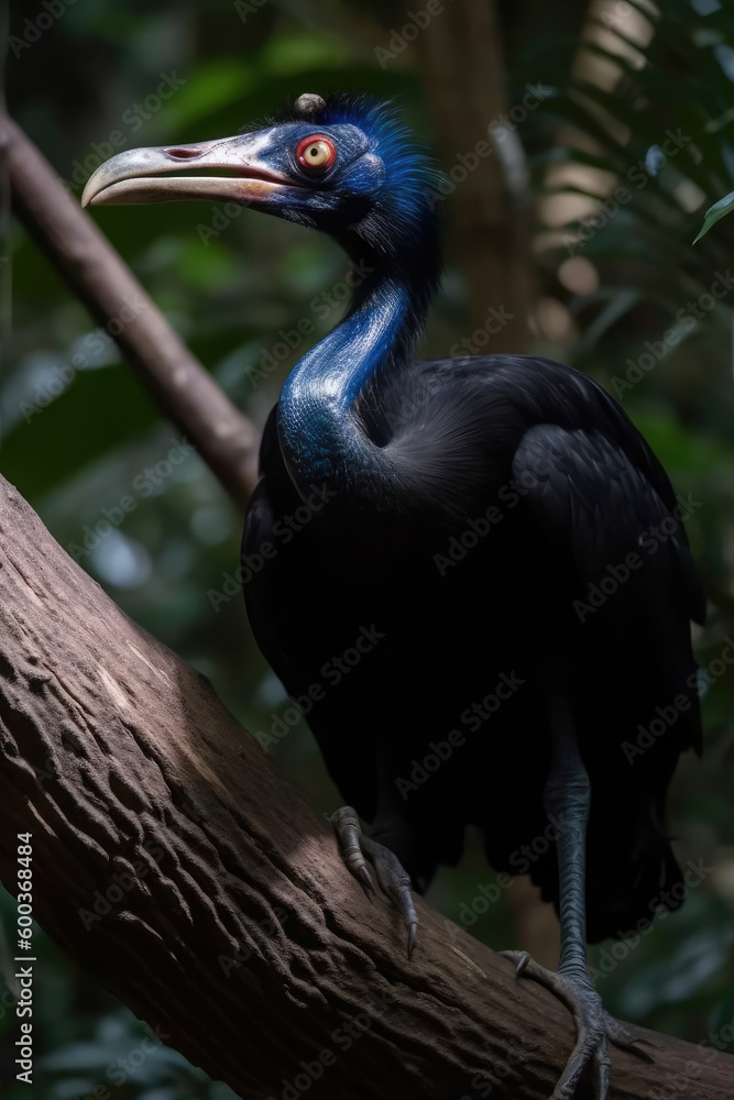 Cassowary portrait in the wild. Australian wildlife photography Stock ...