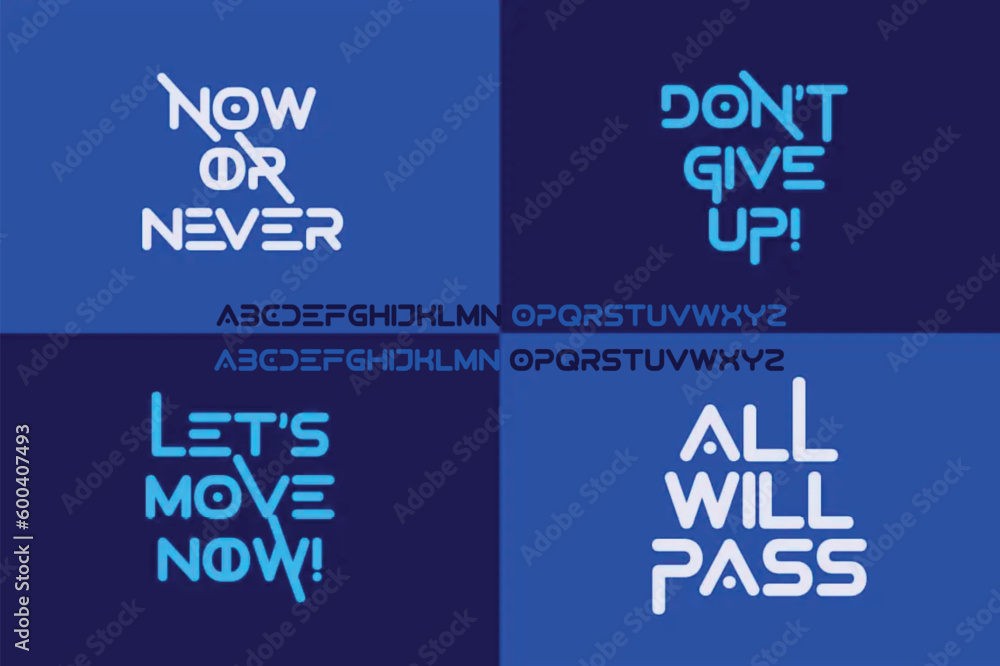 Lettering Fashion Designs. Modern elegant alphabet letters font and ...