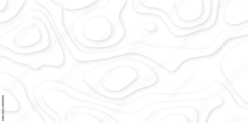 Abstract White paper cut background with lines.3d realistic papercut ...