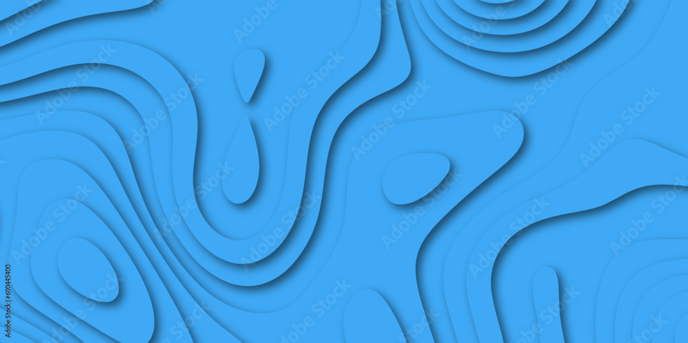 Modern and creative papercut and bule color layer gradient on vector ...