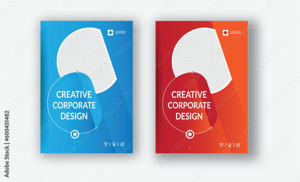 Vetor de Annual report cover design, brochure cover design, Leaflet ...