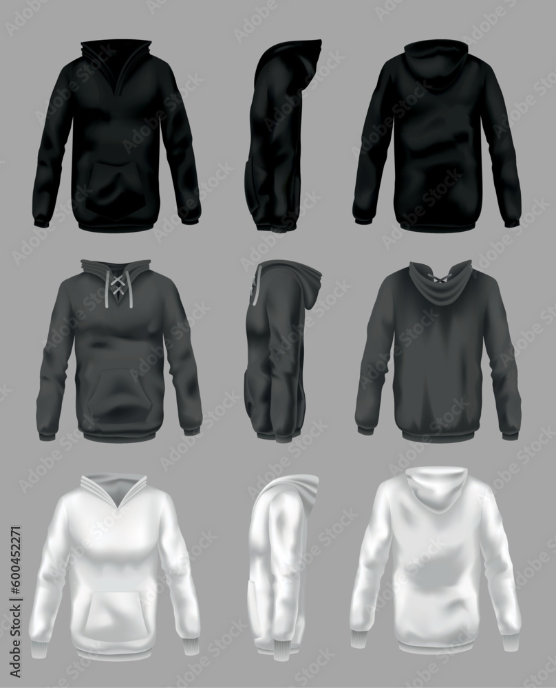 Hoodie mockup template for clothing branding and product presentation ...