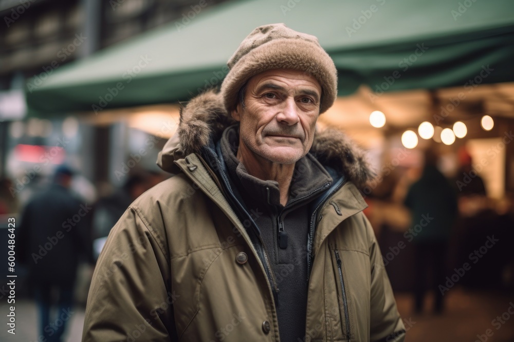 Lifestyle portrait photography of a tender man in his 50s wearing a ...