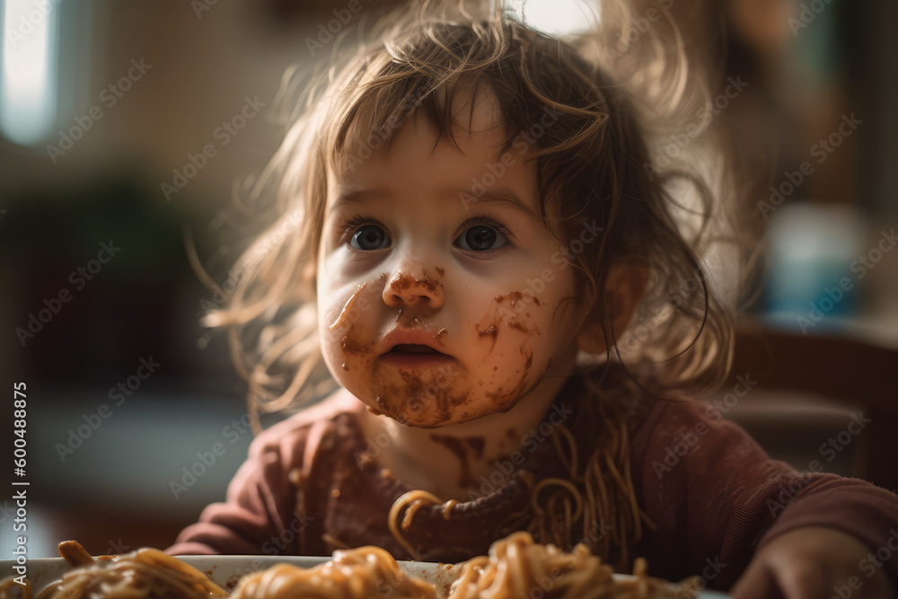 Messy Food Adventure. Explore the messy world of a toddler diving into ...