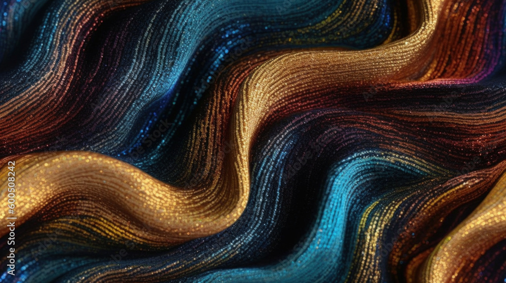 real seamless background of silk satin fabric in iridescent color ...