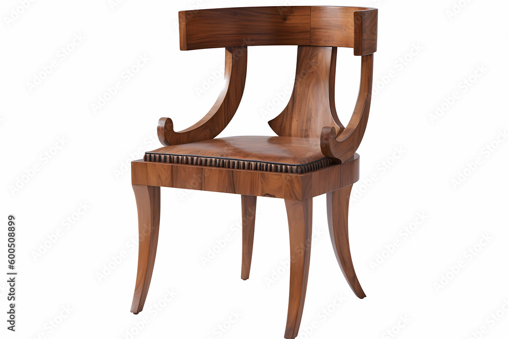 Klismos Chair - Greece - A chair with a curved backrest and tapered ...