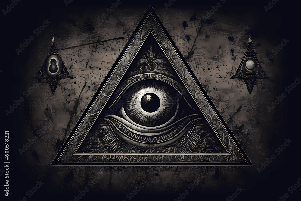 The Illuminati Eye of Egypt's Afterlife created by AI Stock ...
